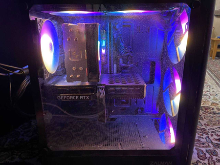 Продается: игровой ПК i3 12100F вместе с монитором MSi G244F 165hz 24*