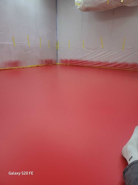 Sanoat polimer qoplamalarini o'rnatish.PRIME FLOOR.
