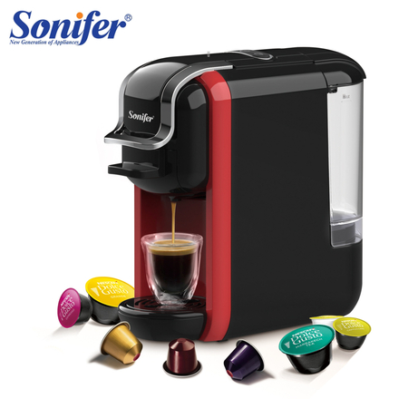 Кофемашина Sonifer 3в1 SF-3547 Nespresso, Dolce Gusto, Ground Coffee
