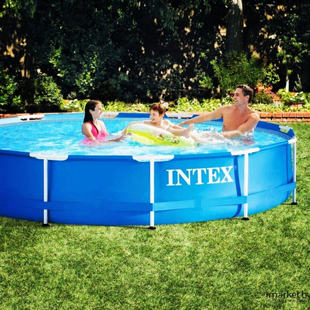 Скидка! каркасный бассейн INTEX 3.05×76 достафка бесплатная