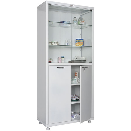 Шкаф металлический медицинский МД2 1780/SG