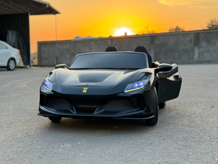 Большая детская машина Ferrari F8 двухмесная до 110кг болалар машинаси