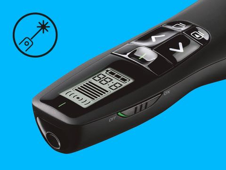 Logitech Professional Presenter R800 Зеленый лазерный указатель