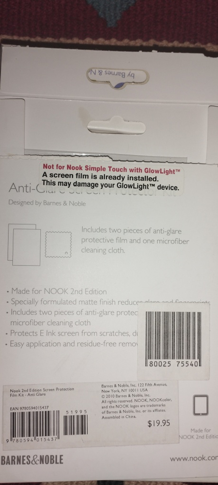 Anti glare screen protector kit