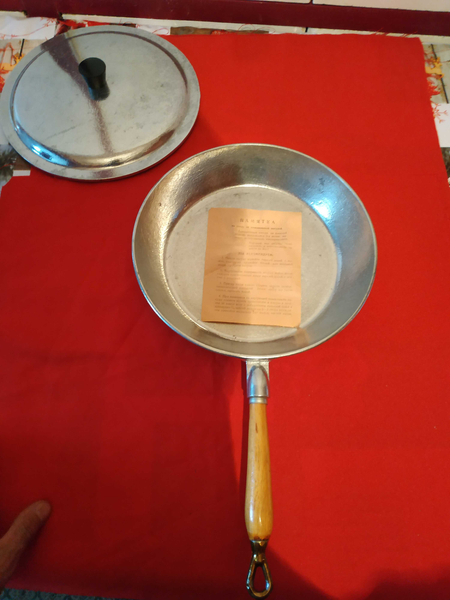 Сковородка из пищевого дюралюминия СССР