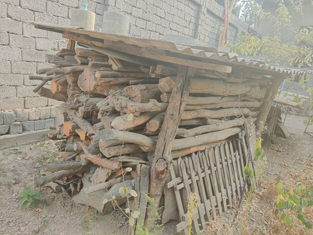 O\\\'tin, quruq xolatda, maydalangan
