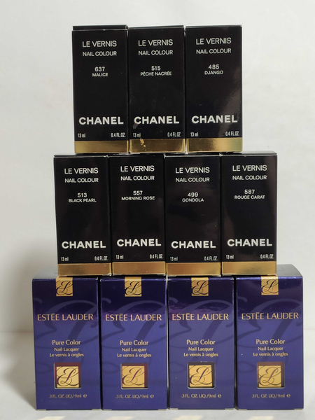 Лаки для ногтей,  Chanel, Estee Lauder. Цена за все!!!