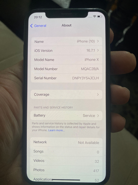 Продается IPhone X 64 gb черный.