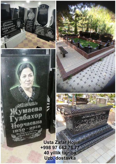 Granit Qabr Toshlari Buxoro - Надгробные Камни Бухара Yodgorliklar.Uz