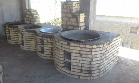 Mangal, oʻchoq, qurish xizmati