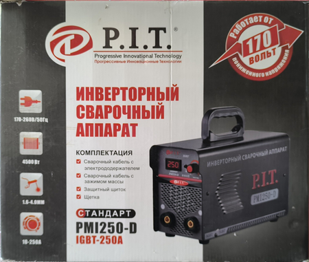 сварочный аппарат pit 250