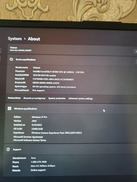 Asus Rog Strix G531