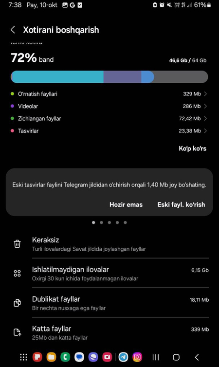 Galaxy tab a9 juda ideal holatda yengi usta kõrmagan