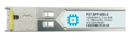 Модуль SFP WDM, дальность до 3км (6dB), 1550нм