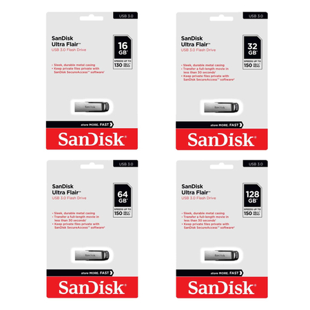 Флешка - Sandisc Ultra Flair USB 3.0 ( 16GB-32GB-64GB-128GB-256GB )