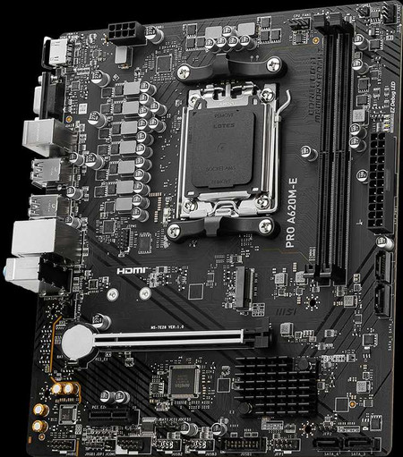 Komplekt Ryzen 5 7500f msi a620 ddr5 32gb 6000mhz