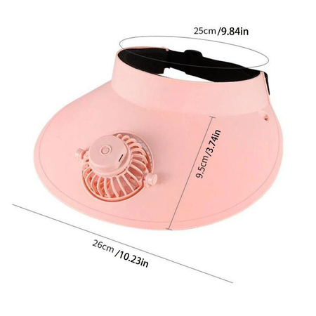Ventilatorli kepka jaziramadan saqlovchi USB