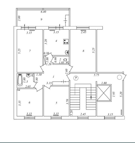 Продажа шикарной и 4в5/4/9 ЕВРО квартиры на 40 лет Победы. ID: OY 421