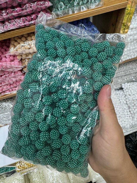 Бусины шамбала ,ежевика. Бусинки