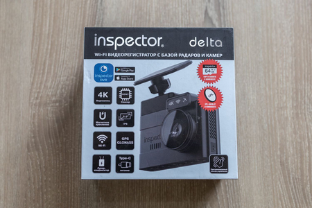 Видеорегистратор Inspector Delta 4K + GPS-база камер