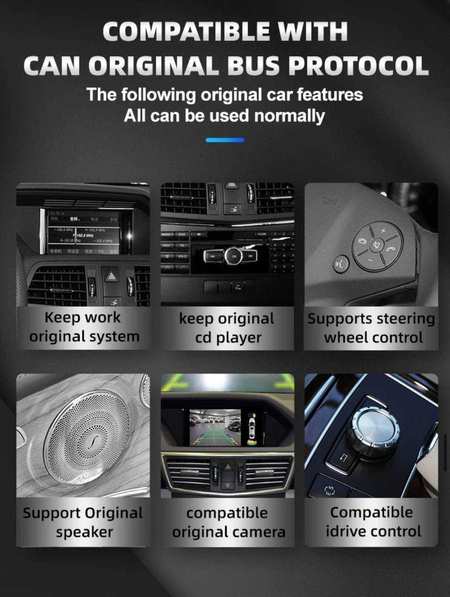 Android магнитола для Mercedes W 212