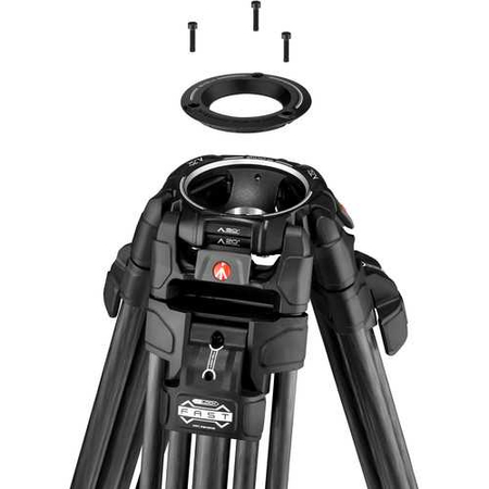 Manfrotto 526-1 Fluid Head with 645 FAST Twin Carbon