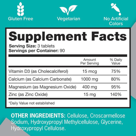 Qunol Calcium Magnesium Zinc