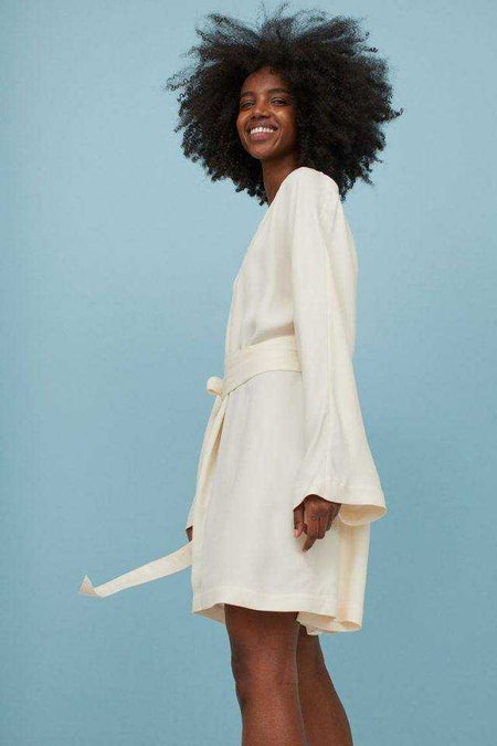 Платье H&M айвори