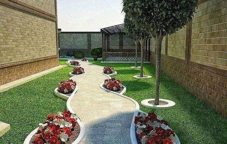 Газовые плиты ландшафтный дизайн