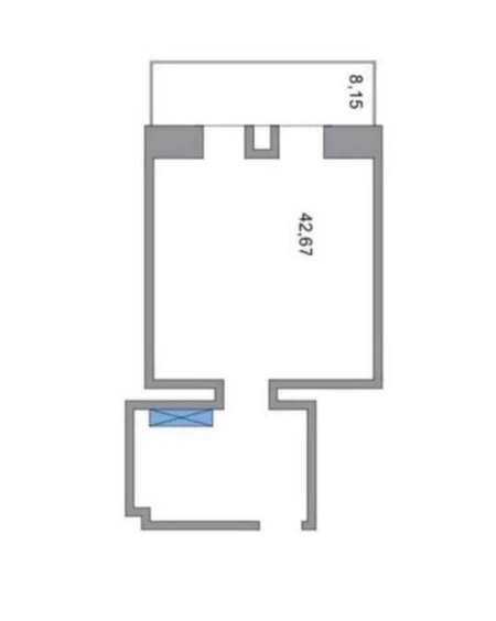Loft Residence Продается 2 комнатная коробка ул.Садыка Азимова Мирабад