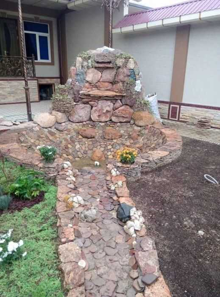 Камины, Летние кухни, Казаны, Барбекю, Водопады