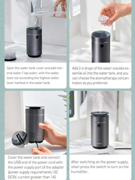 Baseus Увлажнитель воздуха Time Aromatherapy Car