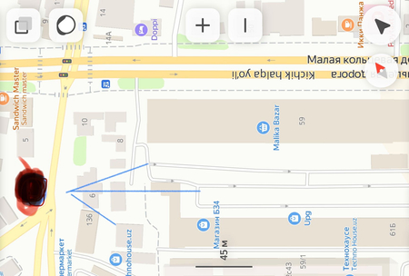 продаётся участок в центре города в доль дороги