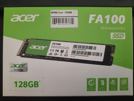 Продается память на Ноутбуки SSD Acer FA 100.