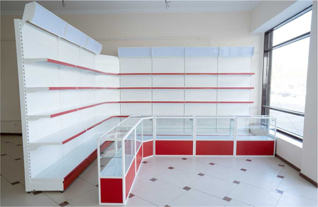 Оборудование для магазинов, супермаркетов, из металла