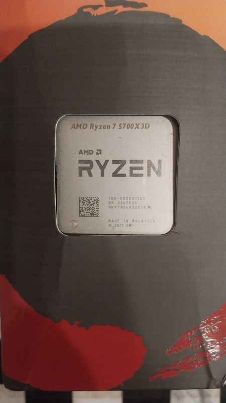 Новый Процессор AMD Ryzen 7 5700X3D. Запечатанный Box из США Сокет AM4