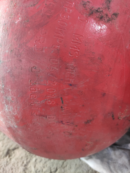 Metan gaz ballon 100 litr,2018
