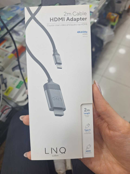 Кабель HDMI to type-c 2м LNQ 4k 60 Hz