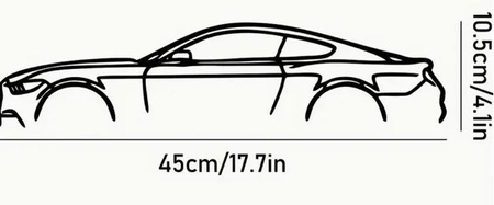 1 шт, металлические машины на стену: формула 1, порш 911, ламба, форд