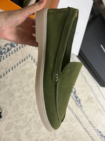 Замшевые мокасины Loro Piana мужские лоферы Лоро Пиана