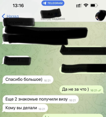 Визовая поддержа в посольство США