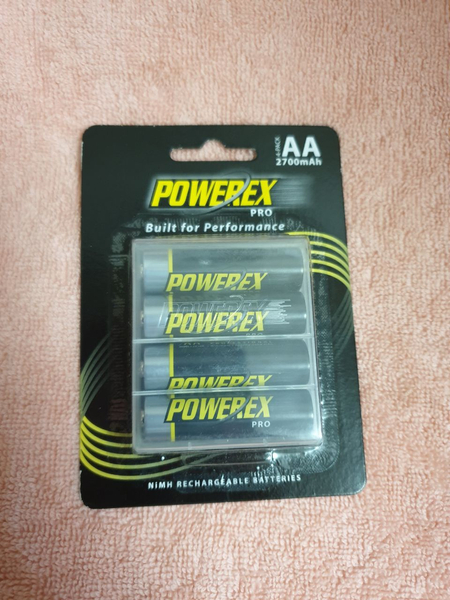 Оригинальные японские аккумуляторные батарейки POWEREX PRO AA 2700 mah