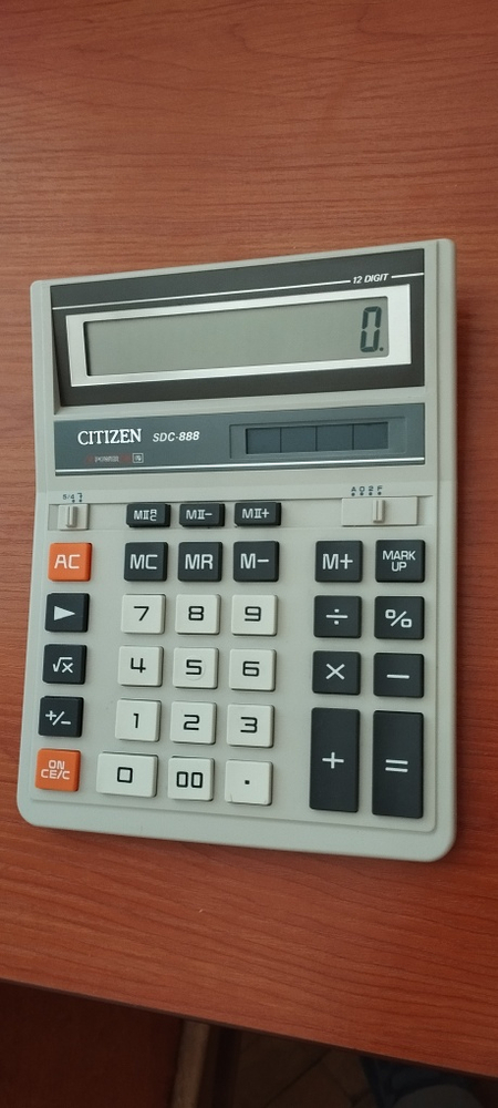 Калькулятор Citizen SDC-888