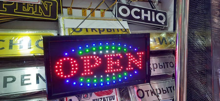 Tablichka open ochiq otkrito Paynet
