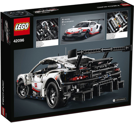 Конструктор LEGO Technic Porsche 911 RSR, 1580 деталей, 10+, 42096