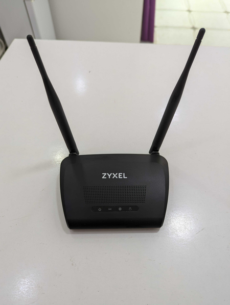 Wi-Fi роутер ZYXEL NBG-418N v2, черный