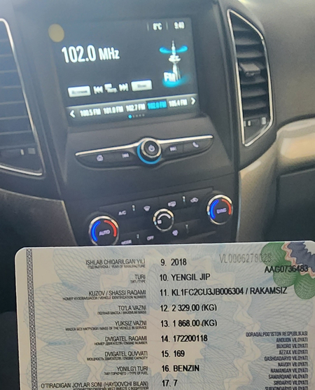 Captiva 4 2018 kraska radnoy