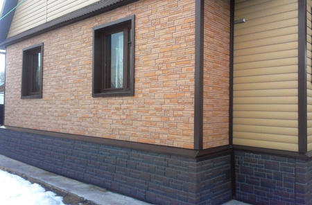 Фасадные панели, цокольные строительные
