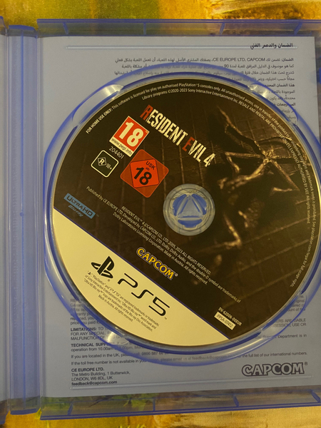 Диск для PS-5, Resident Evil 4