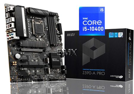 Плата MSI H510 M PRO-E + проц Intel Core i5 10400 + DDR4 16Gb + cooler